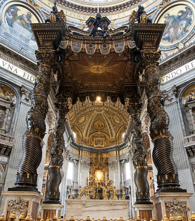 St Peter's Baldachin By Gian Lorenzo Bernini - Top 10 Facts
