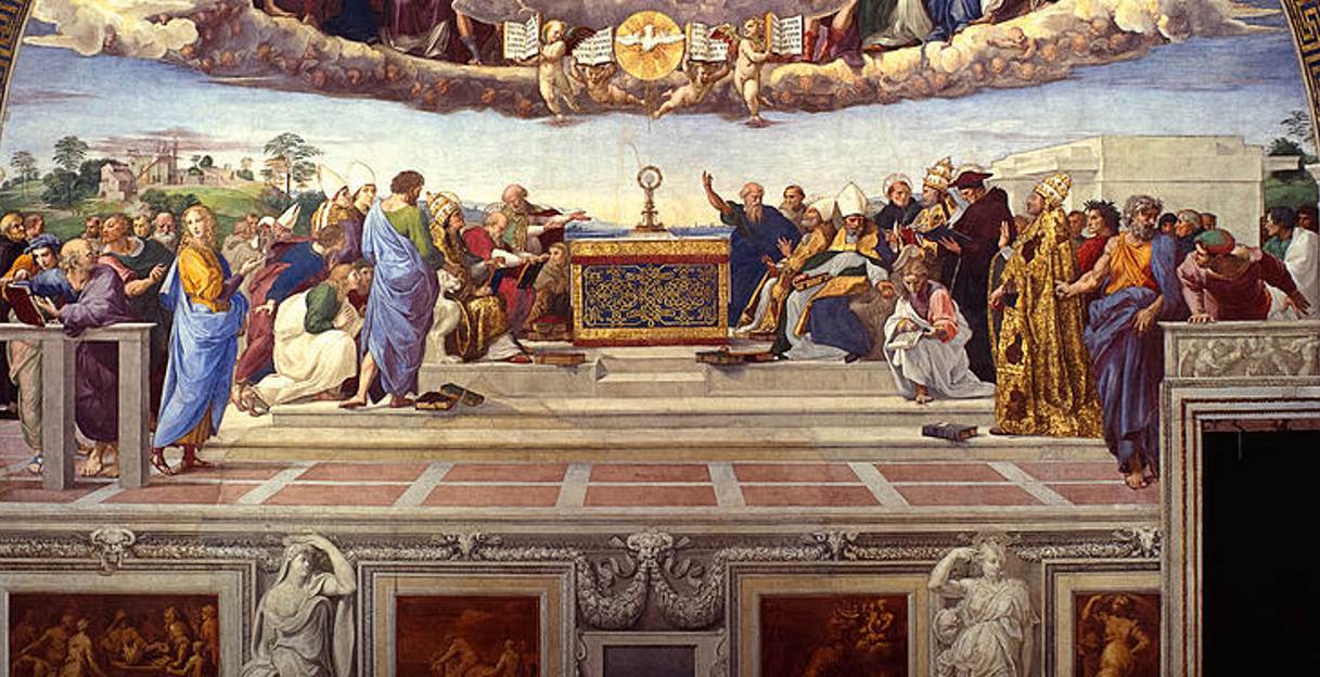 Disputation of the Holy Sacrament by Raphael - Top 8 Facts